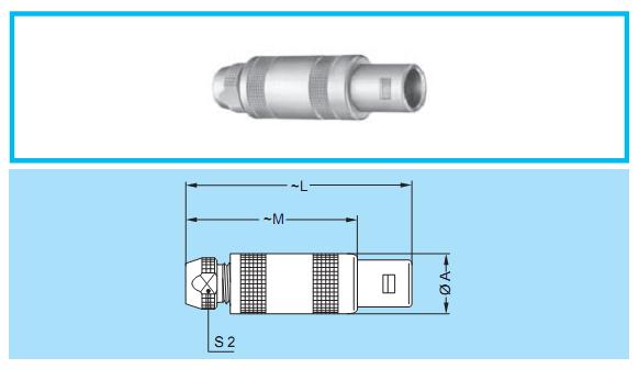 FFA.2S.301.CLAD72Z Lemo Złącza typu Push Pull / złącze typu Lemo
